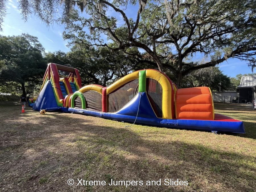 78' Extreme Inflatable Obstacle Course Rental