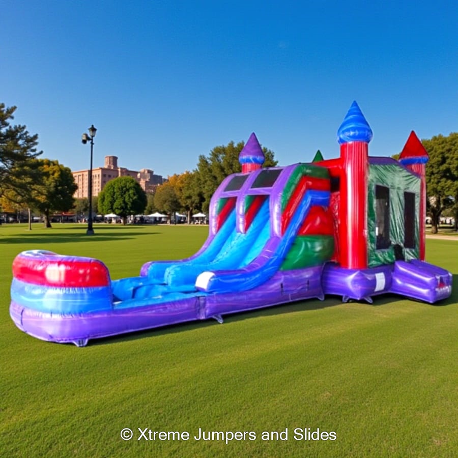 Bounce House with Slide Rentals in Central Florida | Combo Units