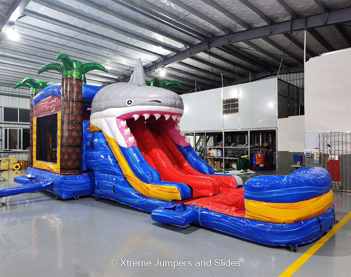 XL Shark Attack Dual Lane Combo Rental