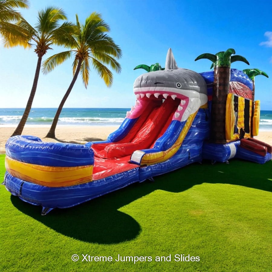 XL Shark Attack Dual Lane Combo Rental